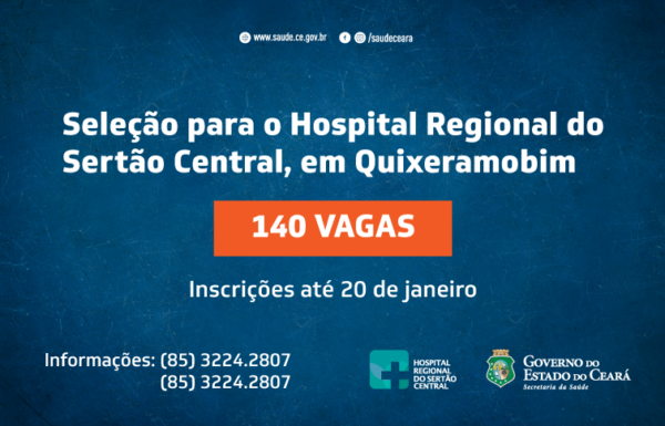 HRSC abre inscrições para processo seletivo com 140 vagas – IBROSS